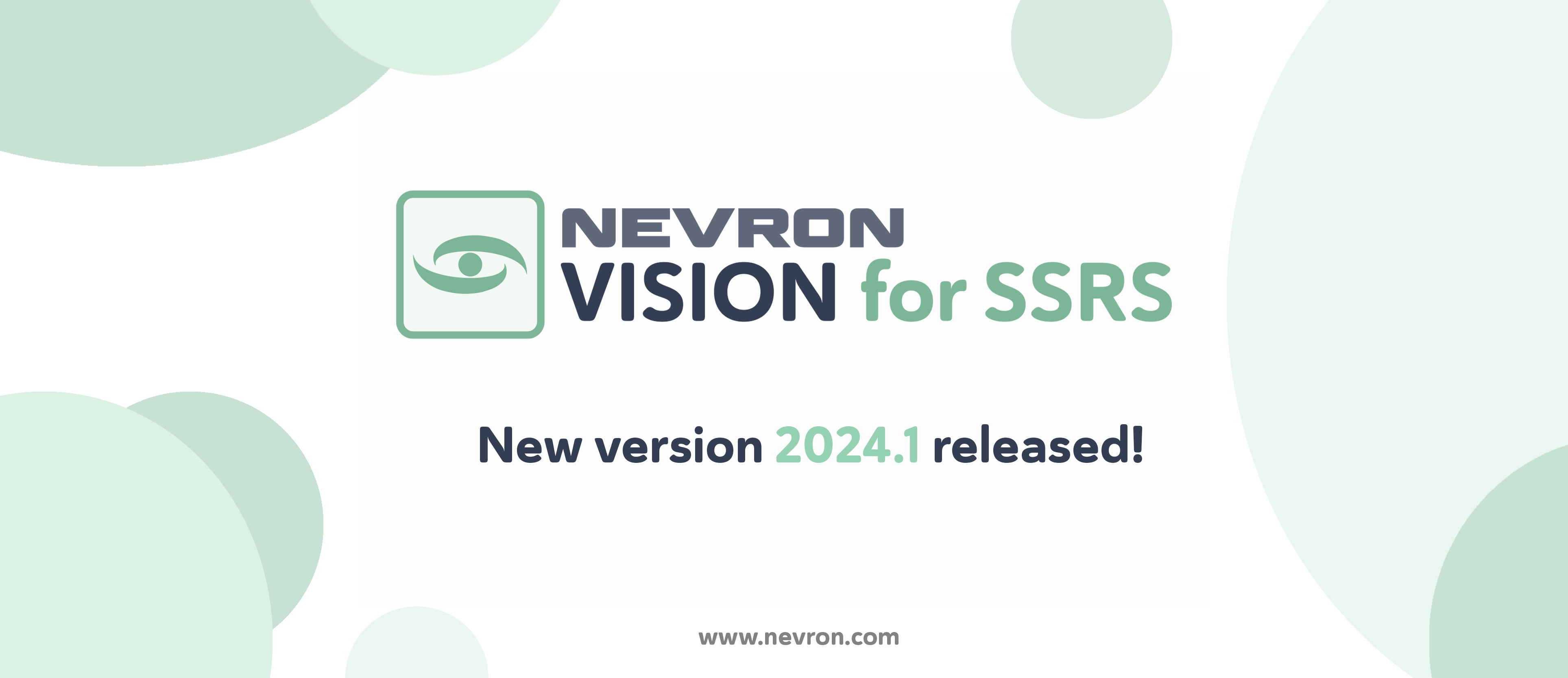 Nevron Software: Nevron Announces the release of Nevron Vision for SSRS ...