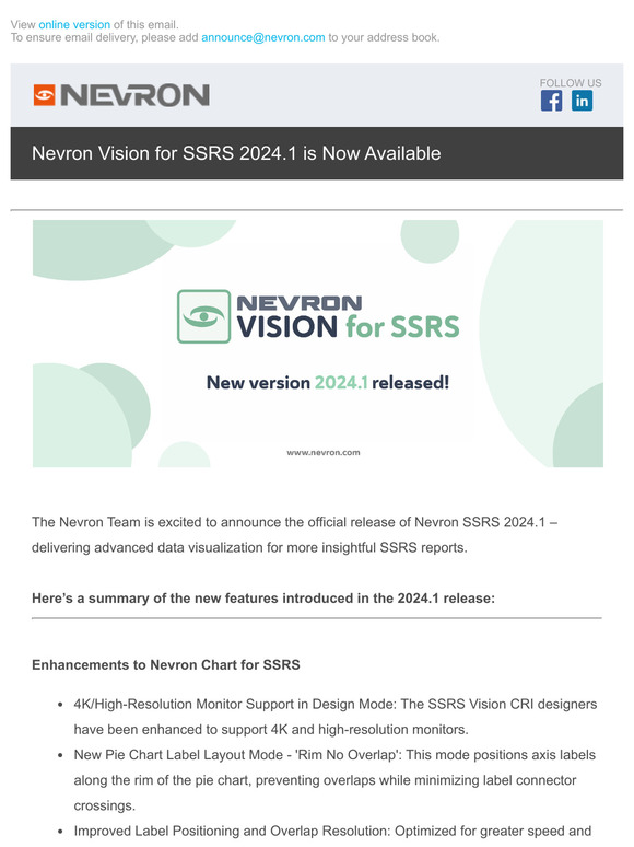 Nevron: Nevron Announces the release of Nevron Vision for SSRS 2024.1 ...