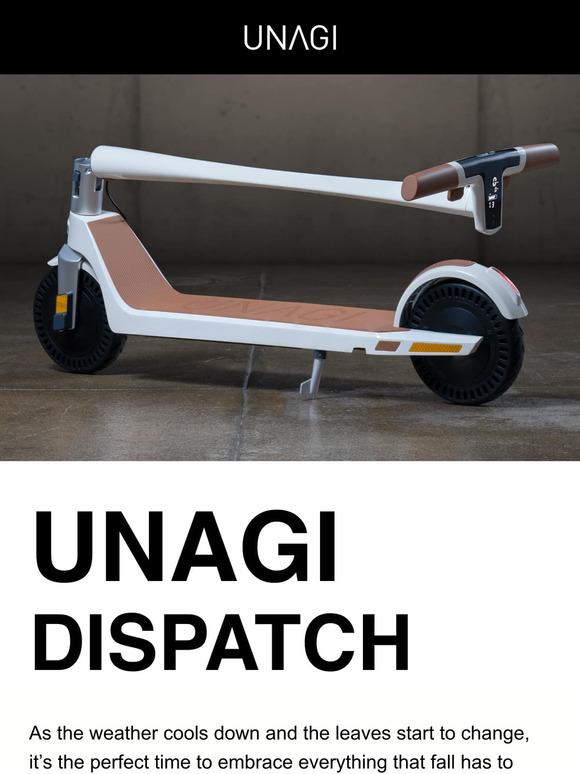 Unagi Scooters: 🛴 UNAGI DISPATCH - Sep 2024 | Milled