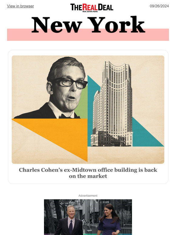 The Real Deal: Charles Cohen’s Tower 57 back on market; City Planning ...