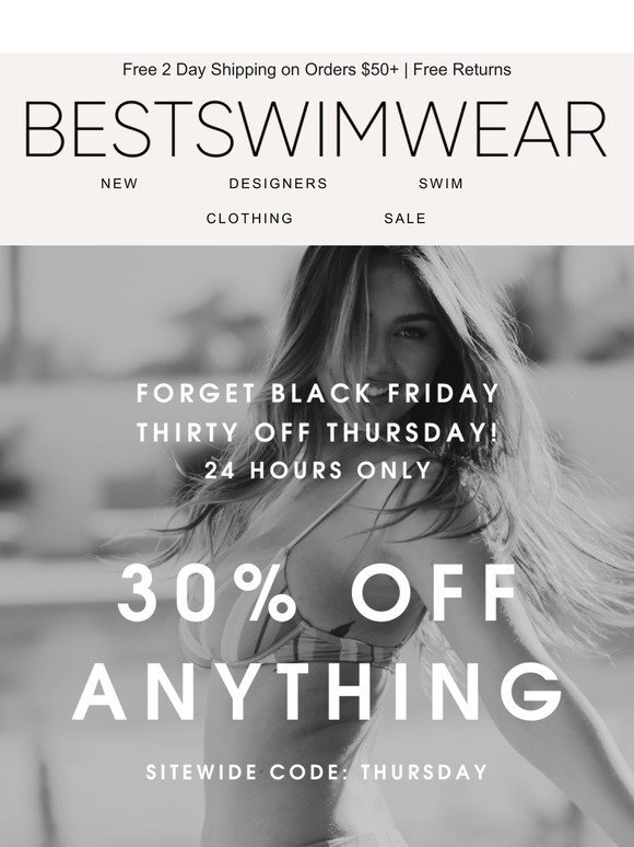 Best Swimwear: Today Only: 30% Off ANYTHING | Milled
