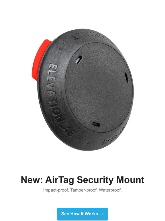 Elevation Lab: New: AirTag Security Mount | Milled
