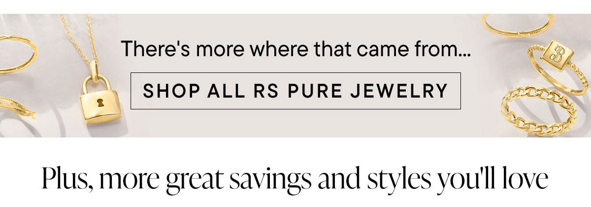Ross-Simons: In the spotlight: RS Pure Shop minimalist fine jewelry ...