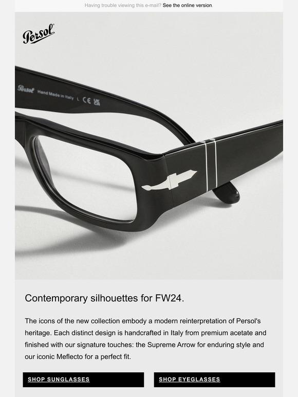 Persol: The icons of FW24, unveiled. | Milled