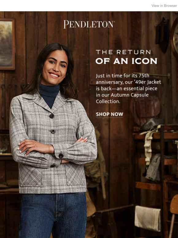 Pendleton: The 49er Jacket is back! | Milled