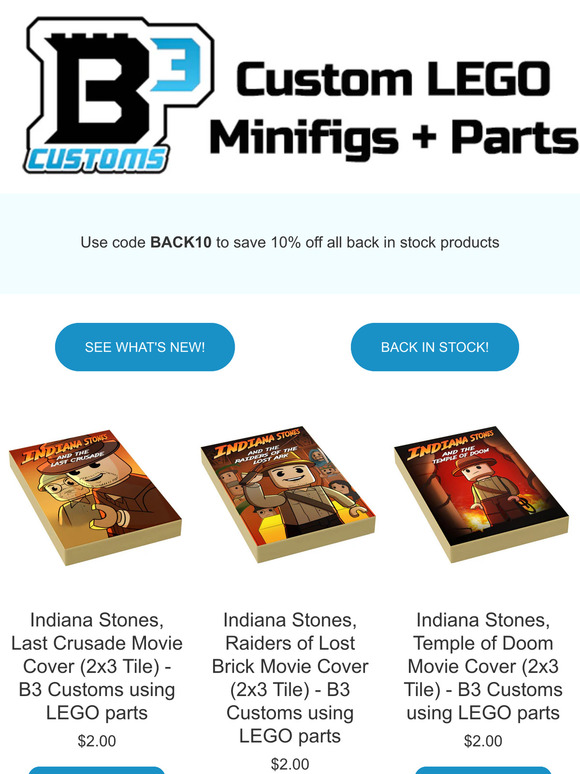 Build Better Bricks: New Halloween Parts, Movie Tiles, Restock Custom ...