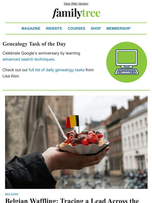 Family Tree Magazine: A Guide to Tracing Your Roots in Belgium | Milled