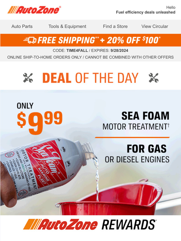 AutoZone: Boost your fuel efficiency [OFFER INSIDE] | Milled