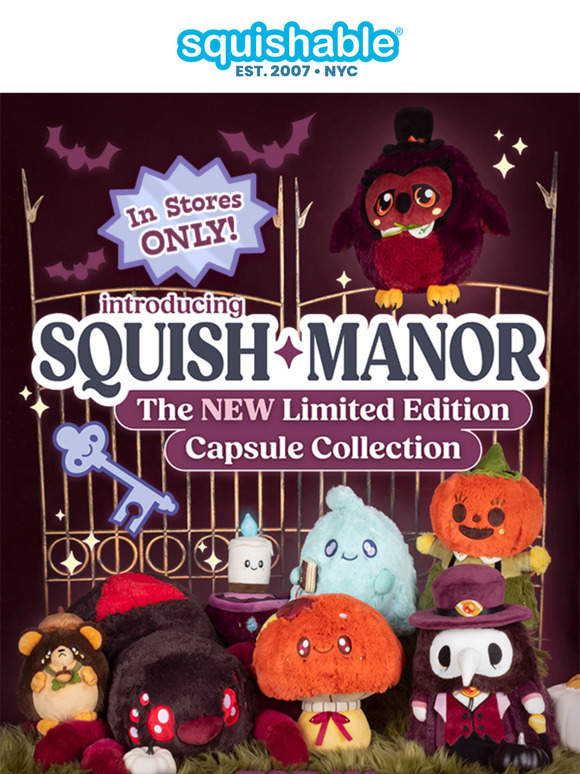 Squishable: Just dropped: The official 2024 Fall Capsule Collection! | Milled