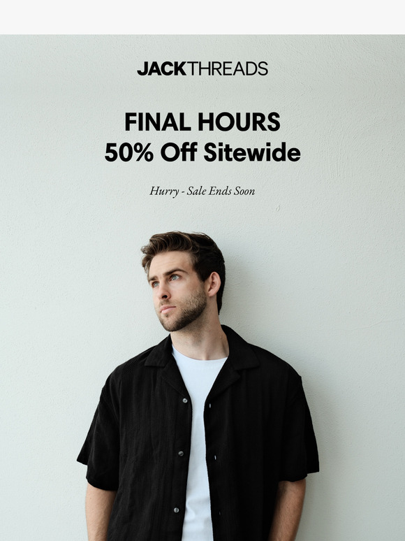 Jack Threads Email Newsletters: Shop Sales, Discounts, and Coupon Codes