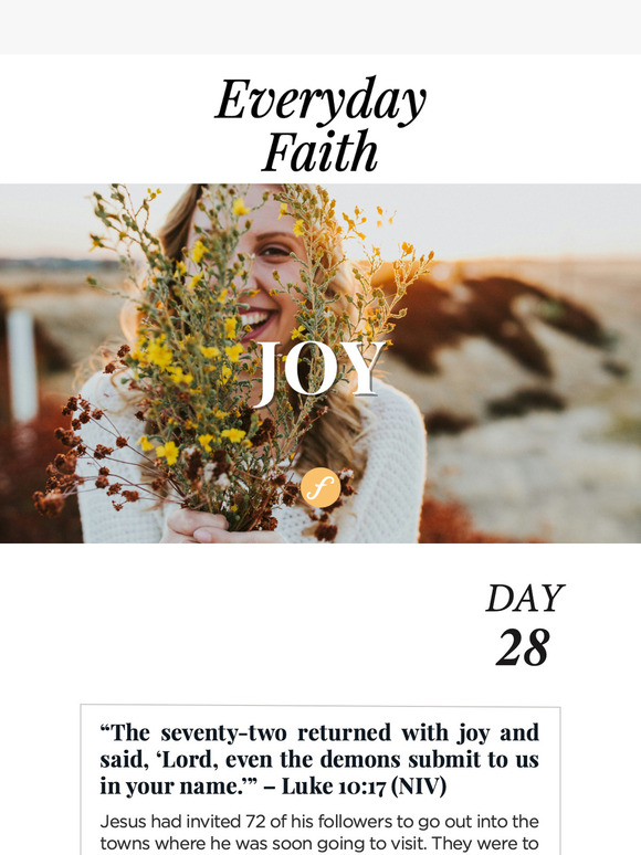 Faithbox: "Return" with joy to Jesus! | - Day 28 | Milled