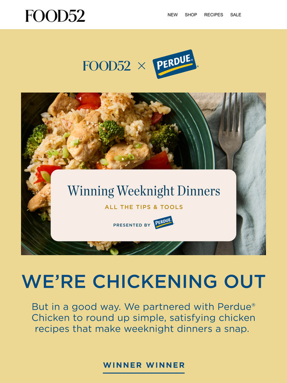Food52 Email Newsletters: Shop Sales, Discounts, and Coupon Codes
