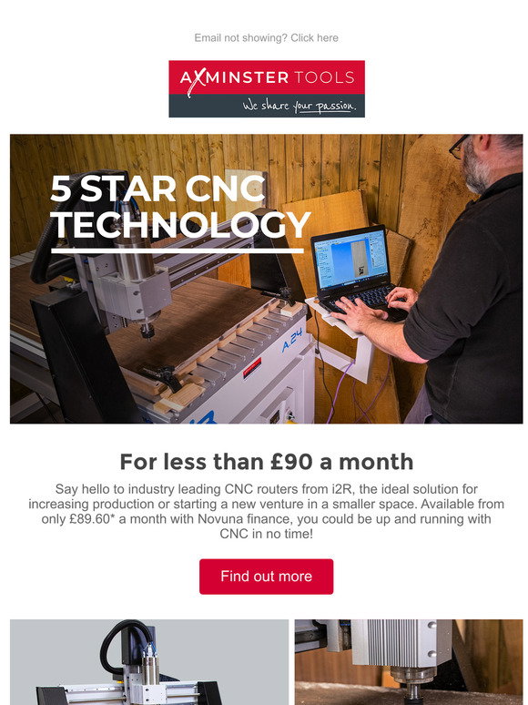 Axminster Tools: 5 star CNC technology | Milled