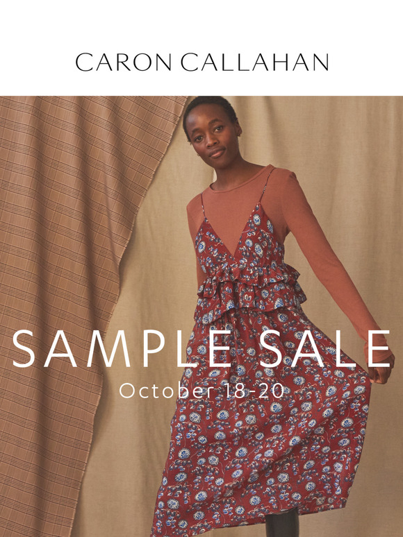 Caron Callahan: SAMPLE SALE — Save the Date! | Milled