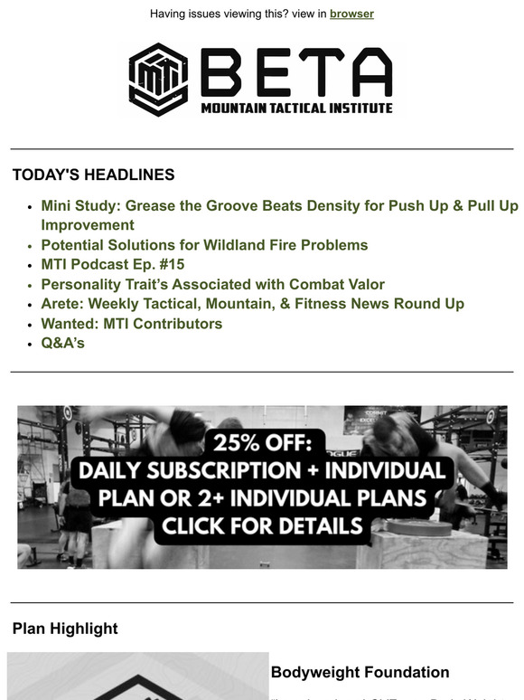 Mountain Tactical Institute: Improve Your Push-Ups & Pull-Ups with Our ...
