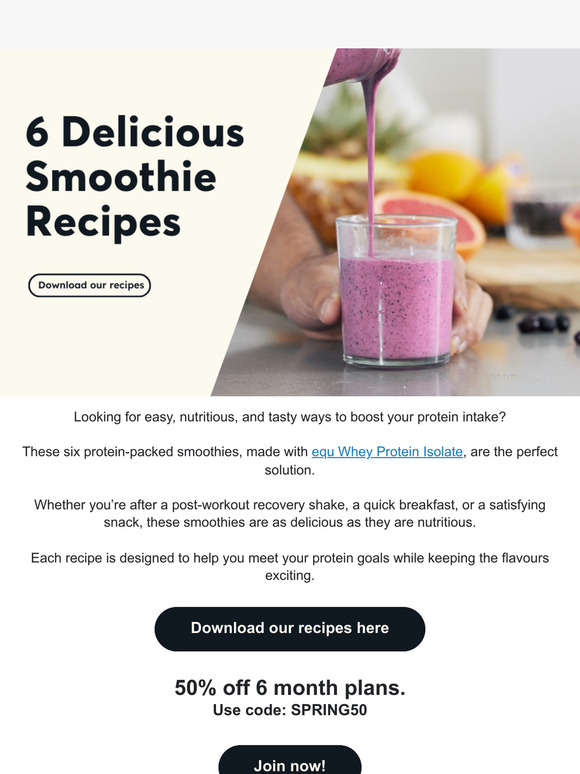 Equalution: 6 delicious smoothie recipes you must try 🥤 | Milled