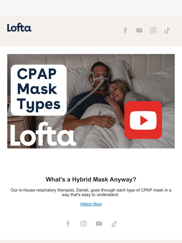 Lofta: ️ Explained! CPAP Mask Types | Milled