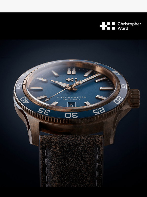 Christopher Ward: Explore our perfect-for-autumn Bronze Collection | Milled