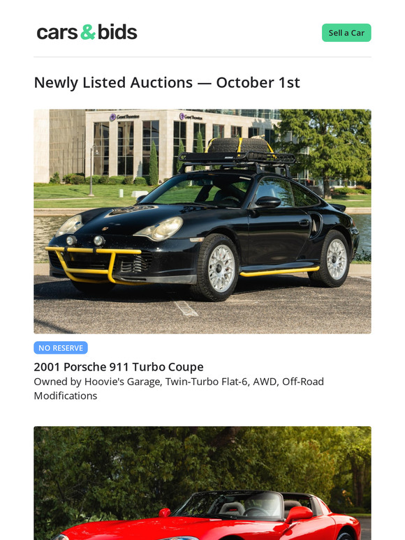 Cars & Bids: Cars & Bids Today | Milled