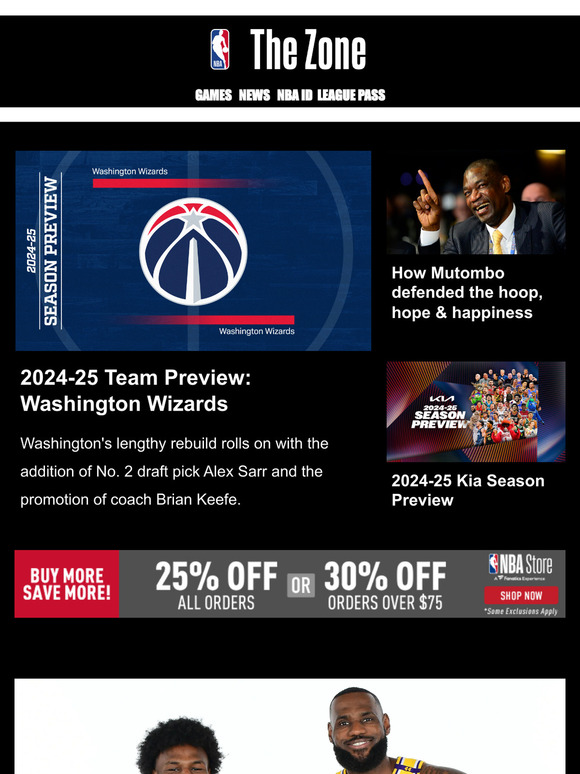 The NBA Store: How Mutombo defended the hoop, hope & happiness | 2024 ...