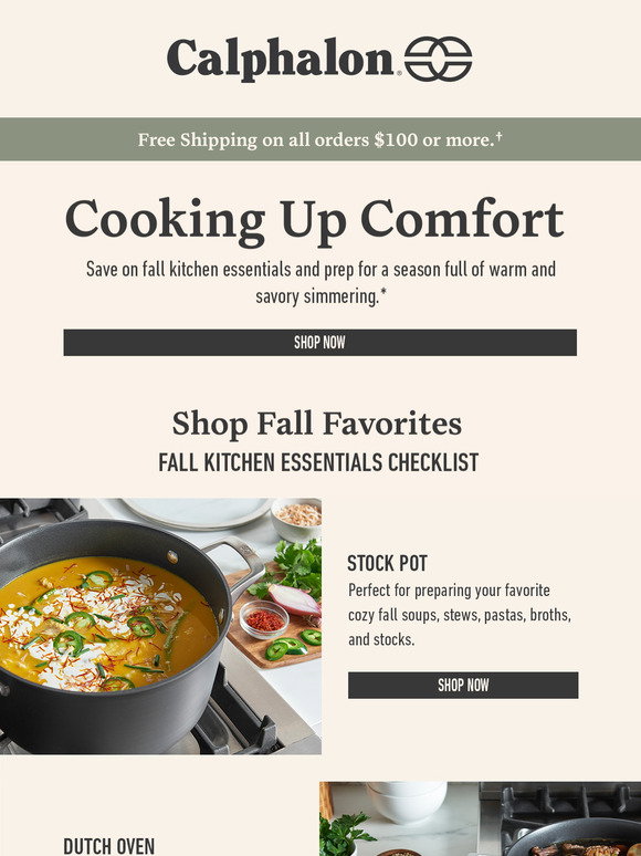 Calphalon: Last Call for Fall Savings | Milled