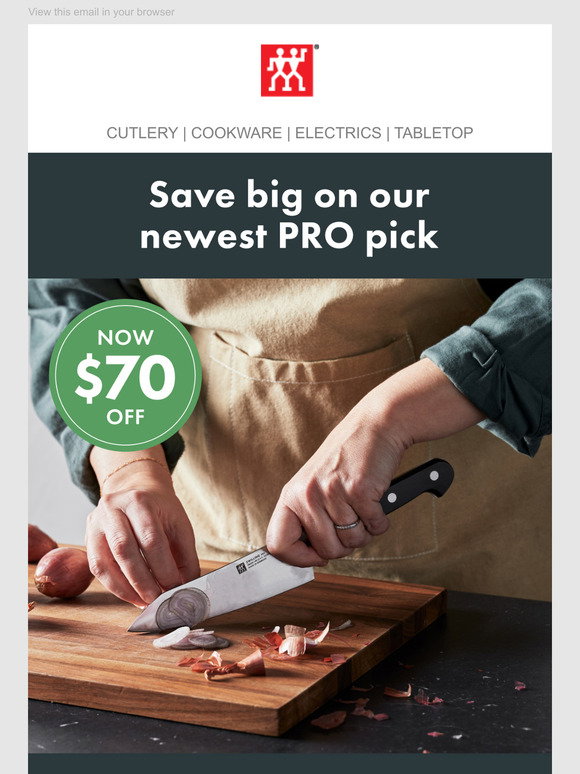 ZWILLING: The Japanese-style, multitasking knife you need... $70 off ...