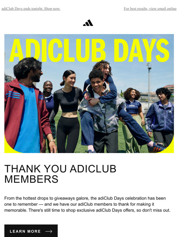 adidas Email Newsletters: Shop Sales, Discounts, and Coupon Codes
