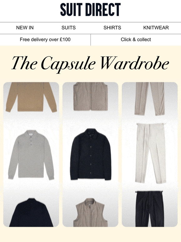 Suit Direct: Infinite Combinations | Milled
