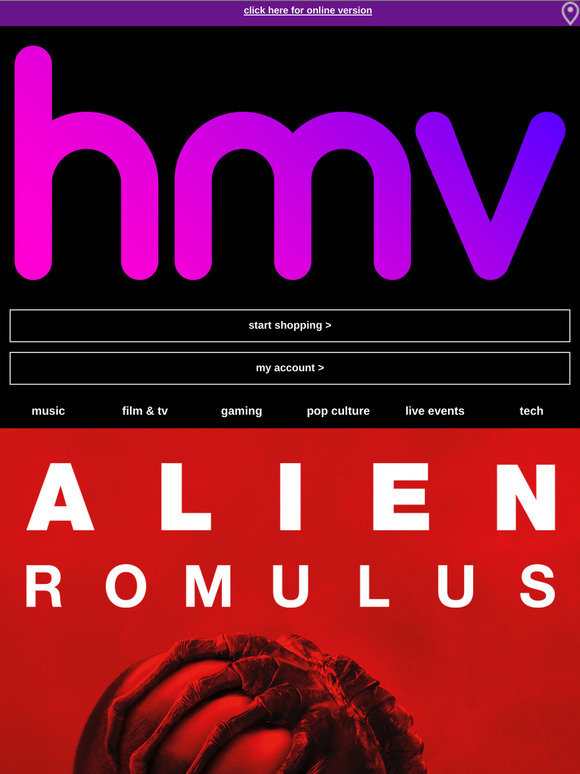 HMV: Alien Romulus 4K Steelbook | now available for pre-order | Milled