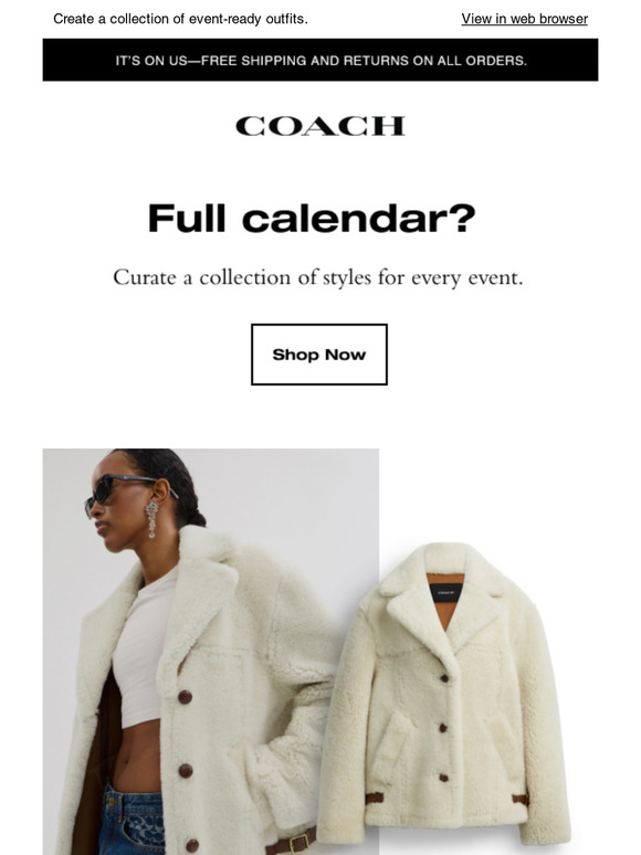 Coach: Stand-out styles for every occasion. | Milled