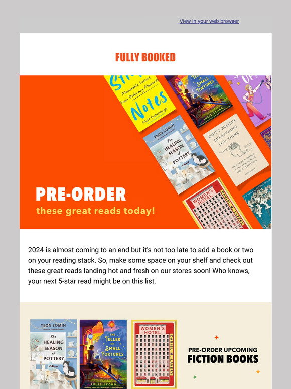 Fully Booked: Great Reads Landing on our Shelves | Milled