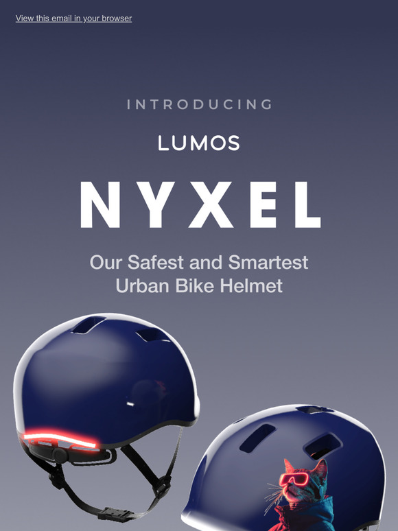Lumos: Meet Nyxel - Our Newest Smart Bike Helmet | Milled