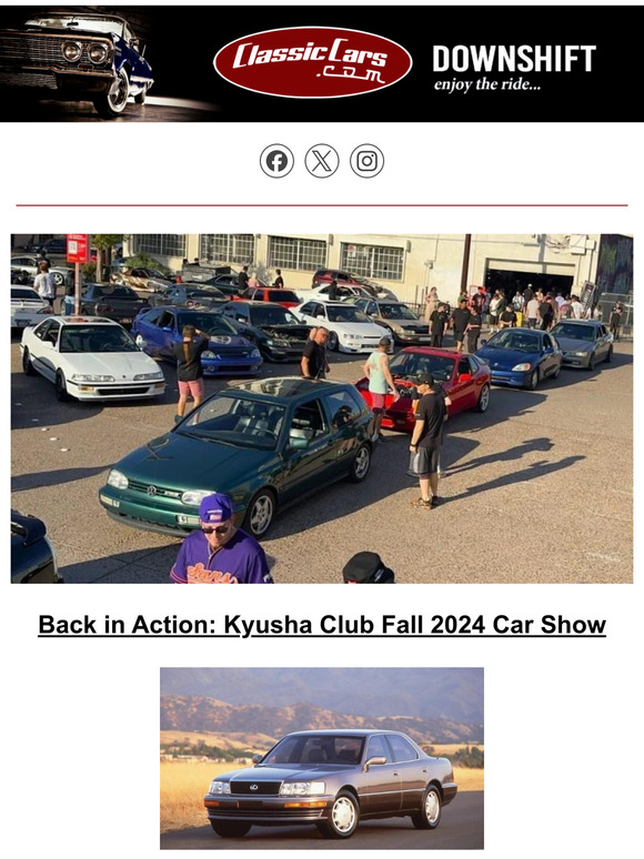 ClassicCars: Back in Action: Kyusha Club Fall 2024 Car Show | Milled