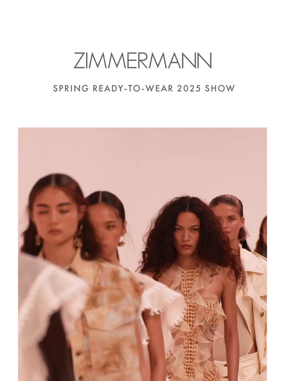 Zimmermann: Inside The Spring 2025 Show: Illumination | Milled