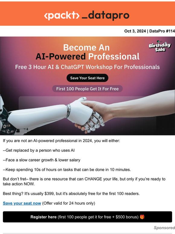 Packt: ⏱️ OpenAI's Realtime API, Microsoft’s Data Formulator, RadEdit ...