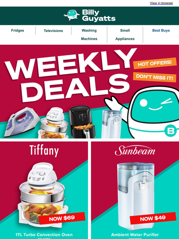 Billy Guyatts: Sunbeam Platinum Steam Iron NOW $73!⭐ | Milled