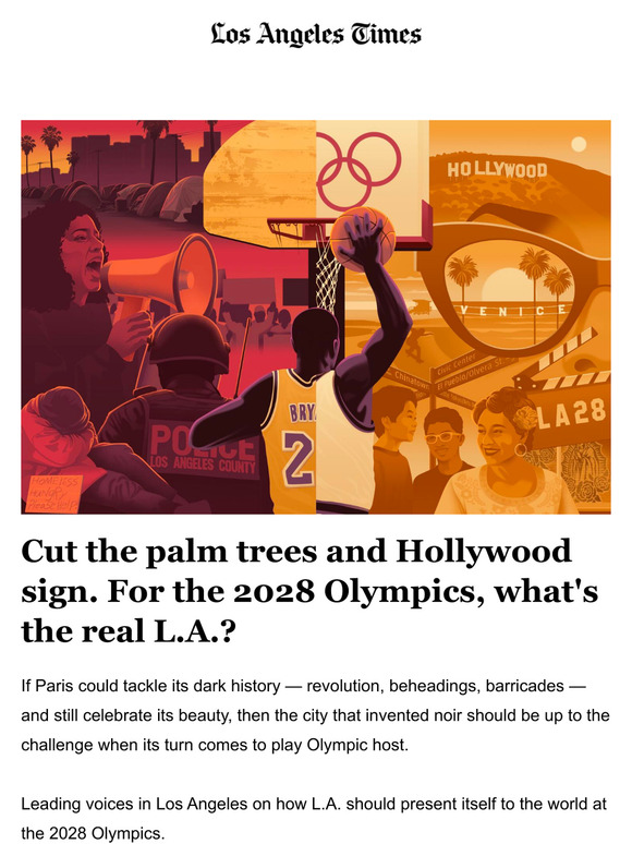 Los Angeles Times: Get rid of palm trees and the Hollywood sign for the ...