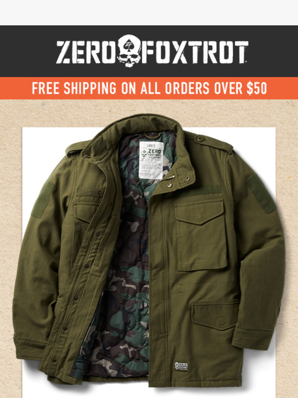 Zero Foxtrot: INTRODUCING THE ALL-NEW M65 FIELD JACKET | Milled