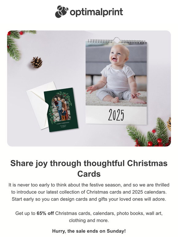 Optimalprint.com: 🌟 Our new Christmas Cards and 2025 Calendars are here ...