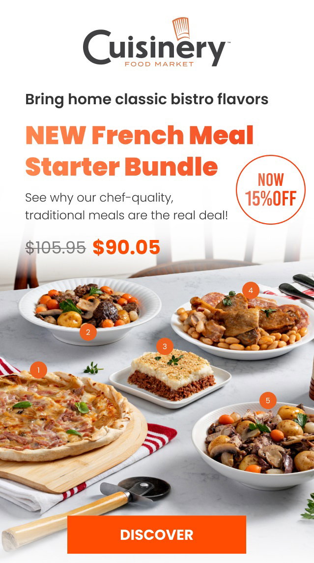 Cuisinery: 🇫🇷 Craving classic French cuisine? Meet our NEW meal bundle ...