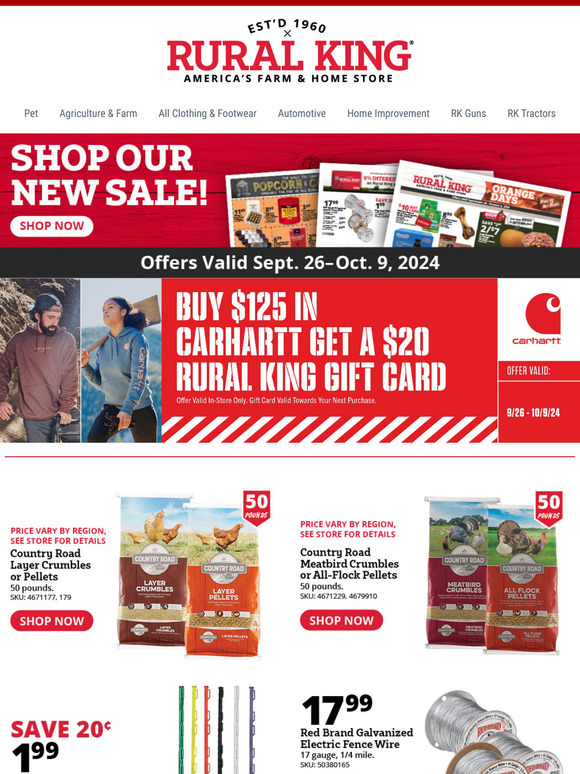 Rural King.com: Step-In to Savings! Poly Step-In Posts just $1.99, Red ...