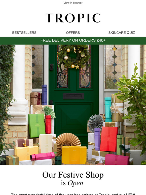 Tropic Skincare: Our festive collections are HERE 🎄 | Milled