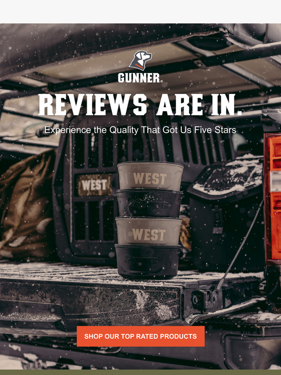 GUNNER®: Our top 3 highest rated products are... | Milled