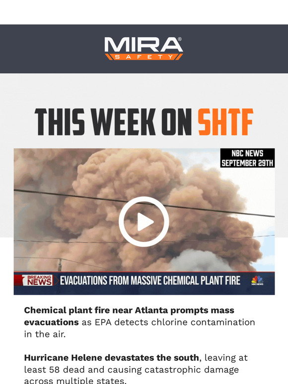 MIRA Safety: Atlanta Chemical Fire Evacuations, Hurricane Helene ...