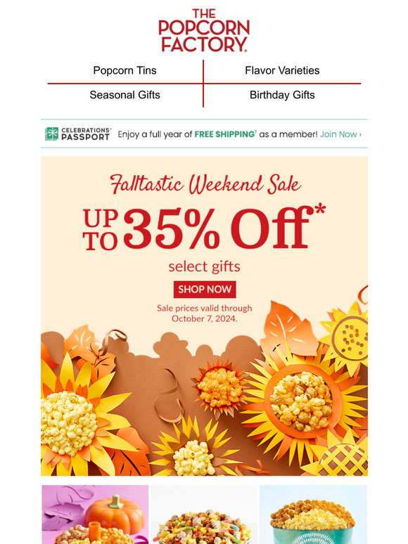 The Popcorn Factory: Fall isn’t just a season - it’s a SENSATION | Milled