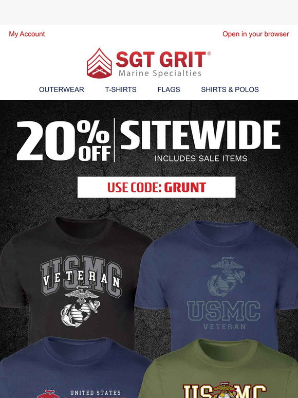 Sgt. Grit Marine Specialties: Discover Our Exclusive USMC Veterans Line ...