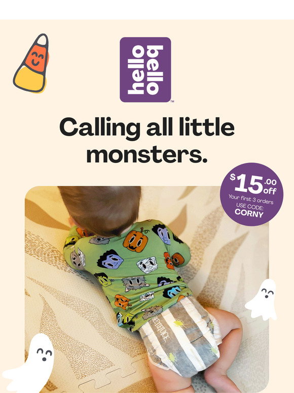 Hello Bello: Cute baby alert! 👶🎃 Check out our Halloween diapers | Milled