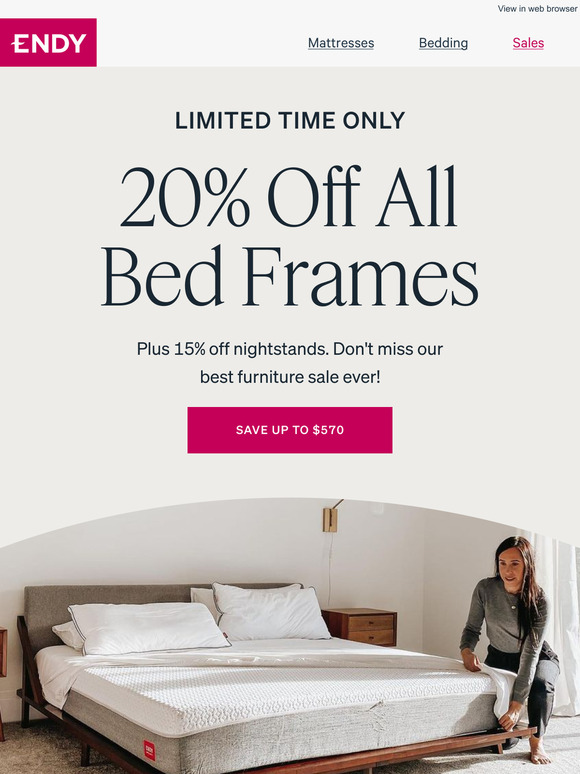 Endy: Biggest savings ever on furniture 💸 | Milled