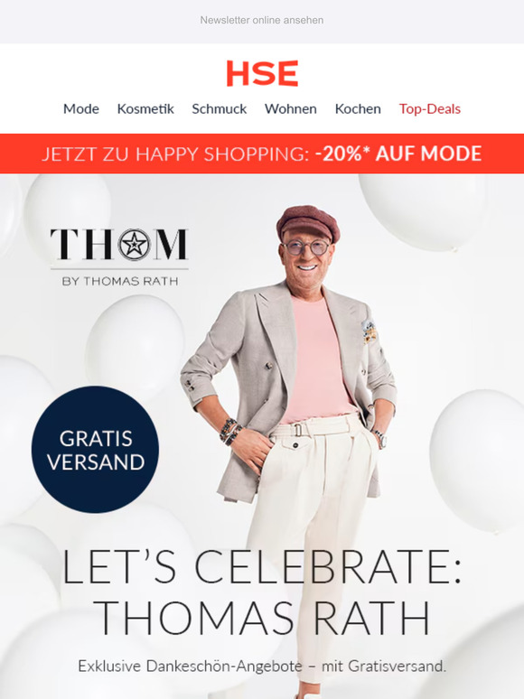 HSE24: Festliche Überraschung: THOM by Thomas Rath | Milled