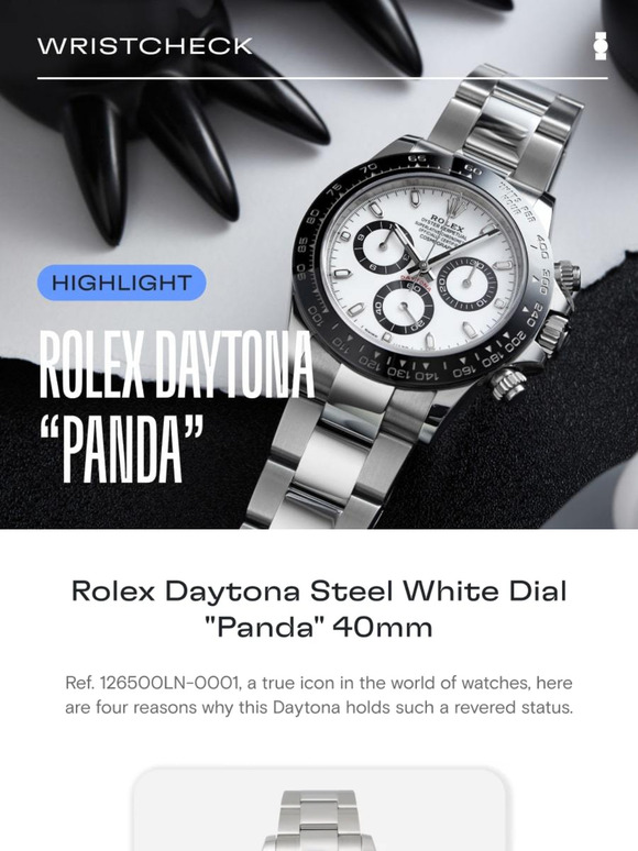 Wristcheck: A closer look at the iconic Rolex Daytona "Panda" | Milled